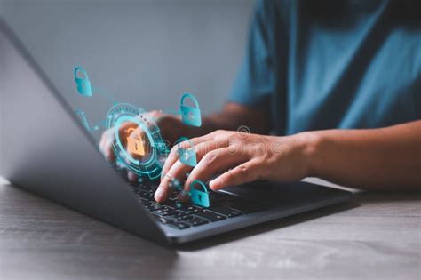 Cybersecurity And Privacy Concepts Encryption With A Padlock Icon On