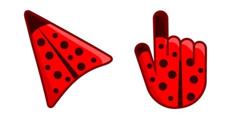 Ladybug Red Black Print Cursor Custom Cursor