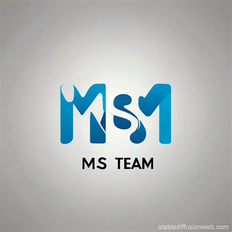 Ms Team Logo Stable Diffusion Online