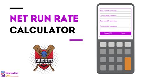 Net Run Rate Calculator Online