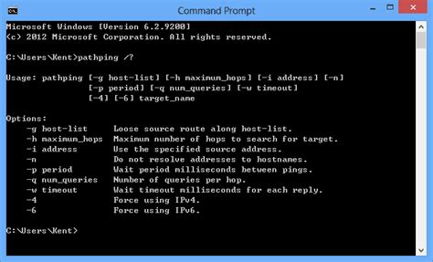 Windows Network Command Line Pathping Next Of Windows