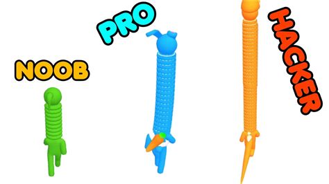 NOOB Vs PRO Vs HACKER In Long Neck Run YouTube