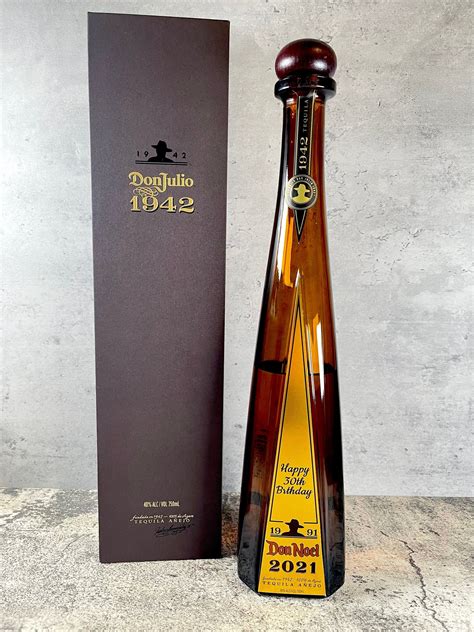 Don Julio 1942 Label Gold 1942 Label Custom Don Julio Label Etsy