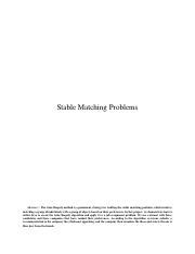 Utilizing Gale Shapely Algorithm For Stable Matching Problems In