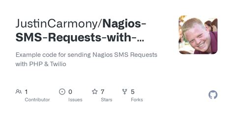 Github Justincarmonynagios Sms Requests With Php Twilio Example Code For Sending Nagios Sms