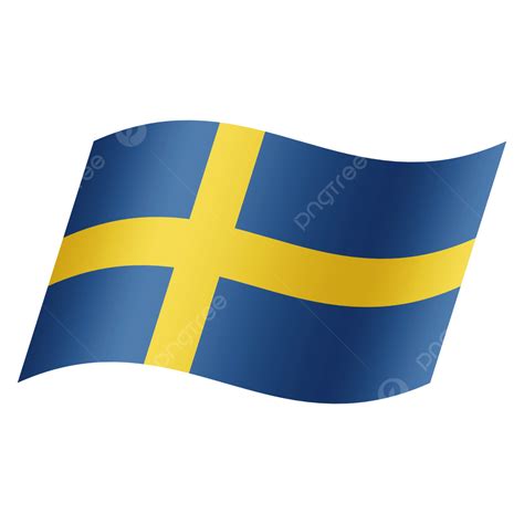 스웨덴 국기 심플한 디자인 국기 단순한 간단한 깃발 Png 일러스트 및 Psd 이미지 무료 다운로드 Pngtree