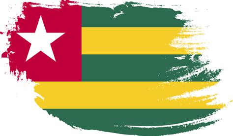 Togo Flag With Grunge Texture 12058093 Png