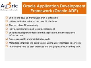 J Developer Oracle Adf Introduction PPT