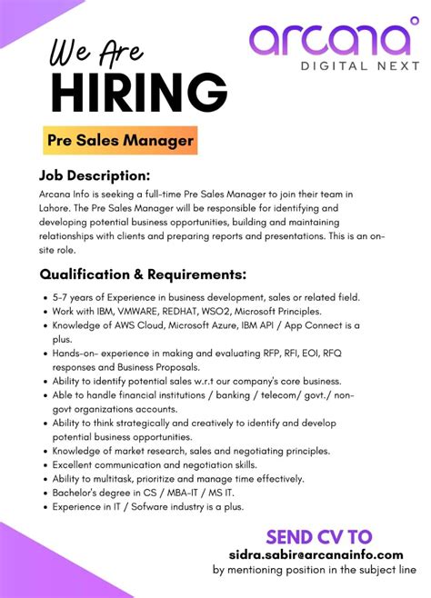 Sidra Sabir On Linkedin Presalesmanager Lahore