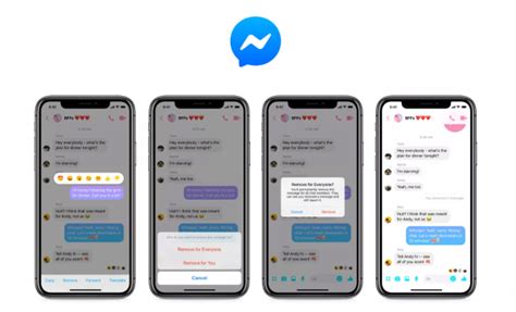 Facebook Messenger ปล่อยฟีเจอร์ลบข้อความแชท Unsend ให้ใช้งานได้แล้ว