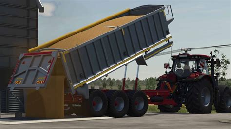 FS25 Tri Axle Aluminium Trailer V1 2 Farming Simulator 19 17 15 Mod