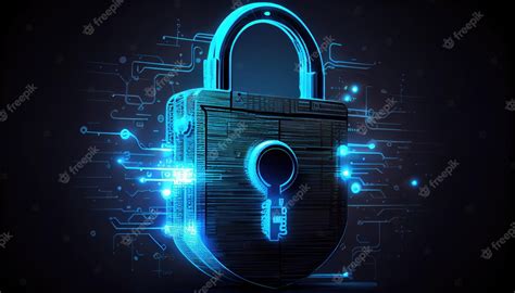 Premium Ai Image Padlock With Keyhole Icon In A Concept Of Personal Data Cyber Security And