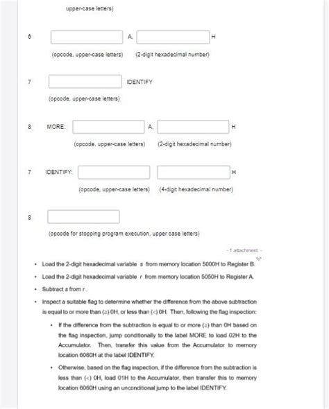 Solved Design An 8085 Assembly Language Programme For The
