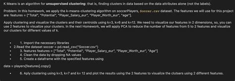 solved k means is an algorithm for unsupervised clustering
