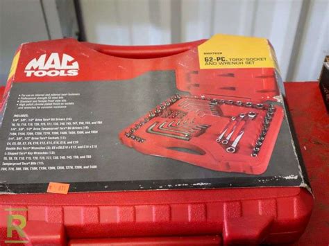 New Mac Tools Smxt62b Torx Socket Set And Sxmuep102b 9 Swivel Socket Set Roller Auctions