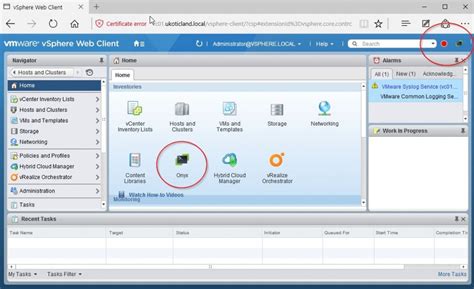 Onyx For The Web Client Now Supports Vsphere 60 U1