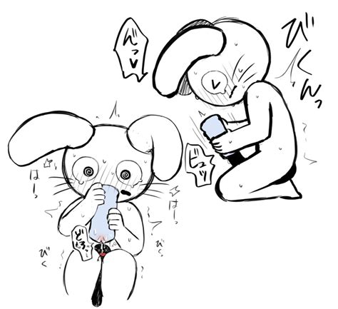 Rule 34 Anthro Blush Chimera Fleshlight Furry Horny Japanese Text Lagomorph Line Art