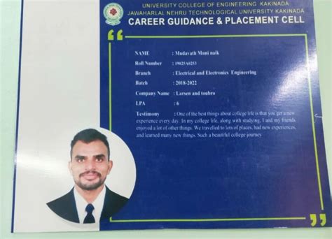 Mudavath Muni Naik On Linkedin Jntuk