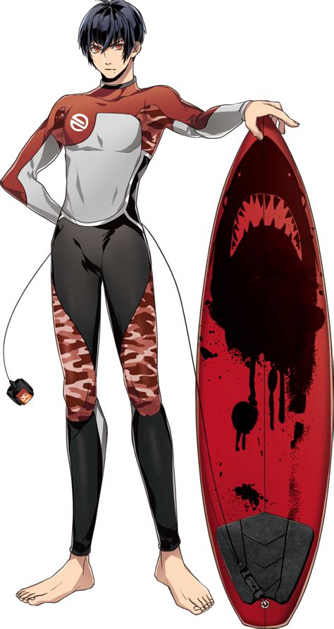 Safebooru 1boy Arm Behind Back Bare Arms Barefoot Black Hair Bodysuit