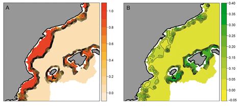 A Spatio Temporal Occurrence Model Output For Merluccius Merluccius