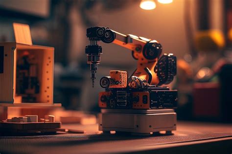 Premium Photo Smart Manufacturing Robots In Factory Iot Ai Generated