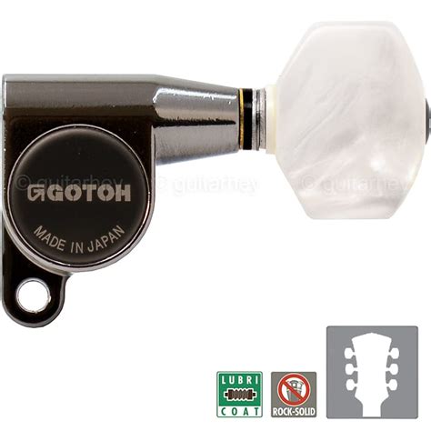 New Gotoh Sg360 Tuners Schaller Style Mini Pearloid Buttons Reverb