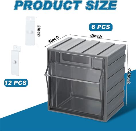 Huwena 6 Pack Slatwall Bins With Hooks Set Slat Wall Philippines Ubuy