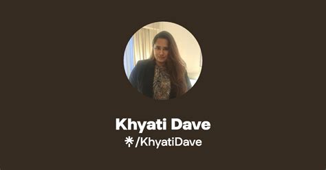 Khyati Dave Instagram Facebook Linktree