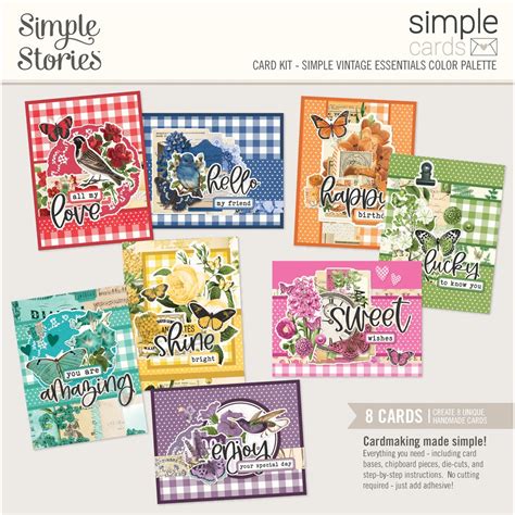 Simple Stories Simple Cards Card Kit Simple Vintage Essentials Color Palette