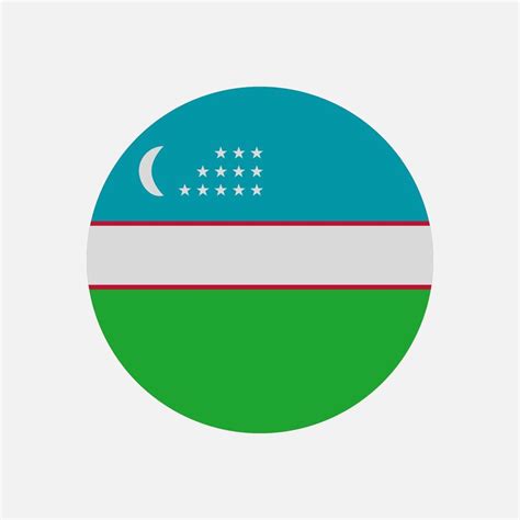 National Uzbekistan Flag Official Colors And Proportion Correctly