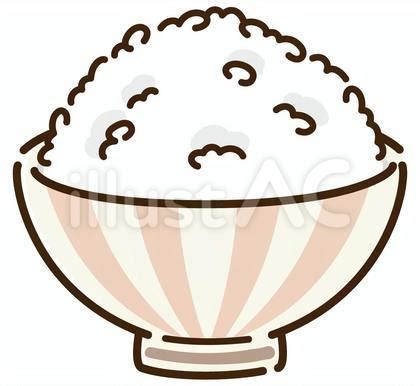 ご飯粒がついたままのご飯茶碗イラスト No 23344761無料イラストフリー素材ならイラストAC