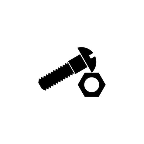 Premium Vector Bolt Nut Icon