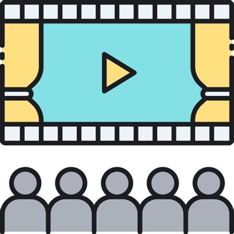 Cinema Generic Color Lineal Color Icon