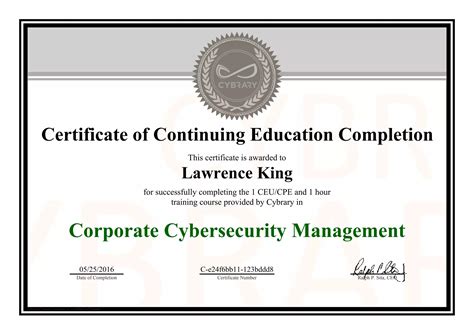 Cybrary Corporate Cybersecurity Management Pdf