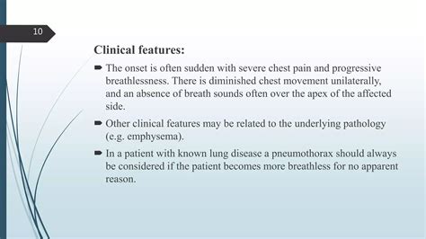 Physiotherapy Management In Pneumothorax Pptx