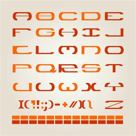 Native American Indian Font Or Mexican Alphabet With Numbers Stock
