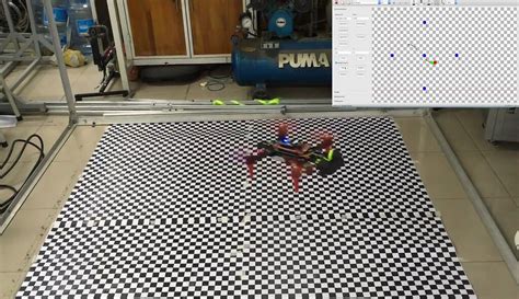Integrated Indoor Positioning And Trajectory Control Of Quadcopter