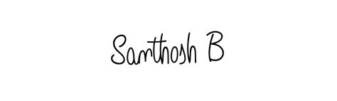 93 Santhosh B Name Signature Style Ideas Superb Electronic Sign