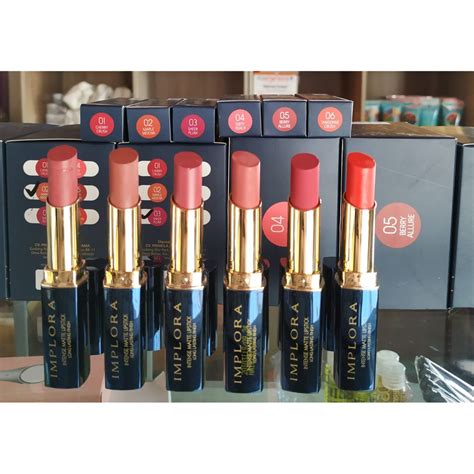 Jual IMPLORA LIPSTICK INTENSE MATTE IMPLORA LIPSTIK Shopee Indonesia