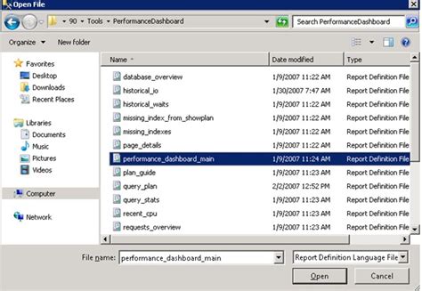 performance dashboard error could not find stored procedure sqlservercentral