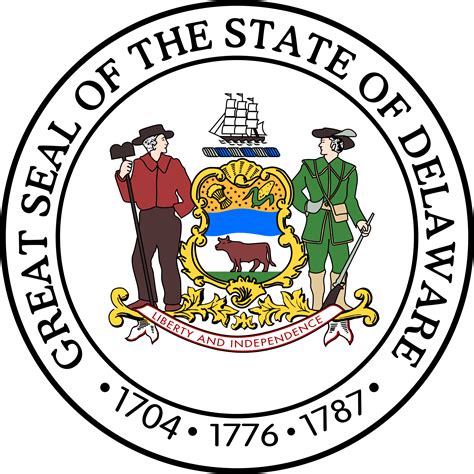 Delaware State Seal Png And Svg Vector Freebie Supply