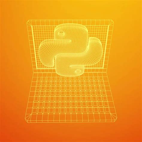 Python Code Language Sign Stock Vector Image By Newb