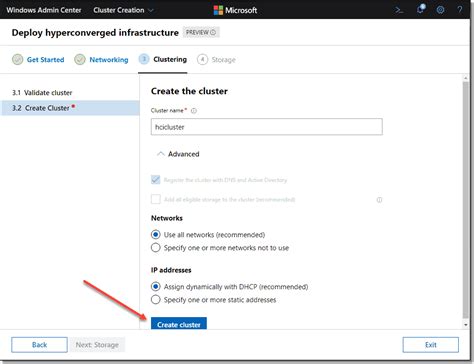 Windows Admin Center Cluster Creation Wizard 4sysops