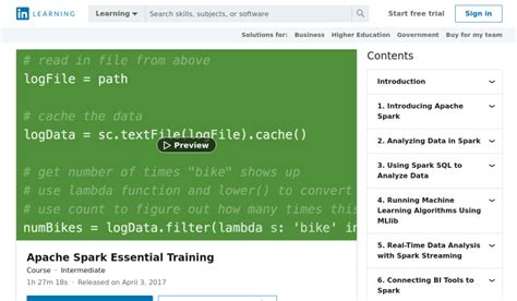 Best Apache Spark Courses And Classes With A Certificate