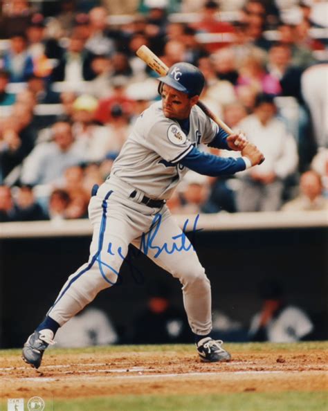 George Brett Signed Royals 8x10 Photo Autographcoa Pristine Auction