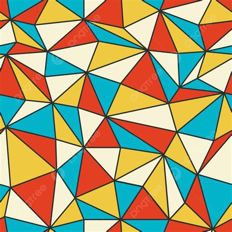 Geometric Seamless Pattern In Retro Style Background Textile Fabric