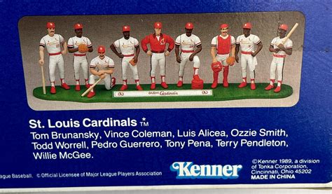 Lot 1989 St Louis Cardinals Team Lineup Limited Collectors Edition