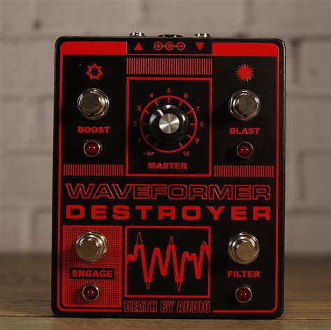 Death By Audio Waveform Destroyer Fuzz Distortion Pedal Death By Audio Waveform Destroyer Fuzz Distortion Pedal