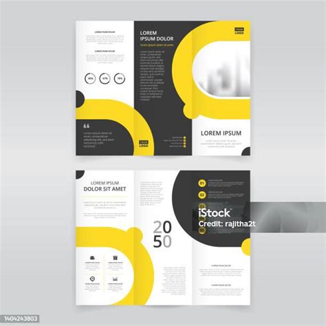 현대 삼중 브로셔 디자인 템플릿 삼중 전단지 레이아웃 팜플렛 전단지 3단 브로슈어에 대한 스톡 벡터 아트 및 기타 이미지 3단 브로슈어 0명 광고 Istock