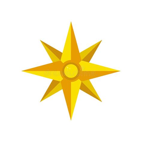 Compass Simple Vector Icon Stock Vector Illustration Of Direction